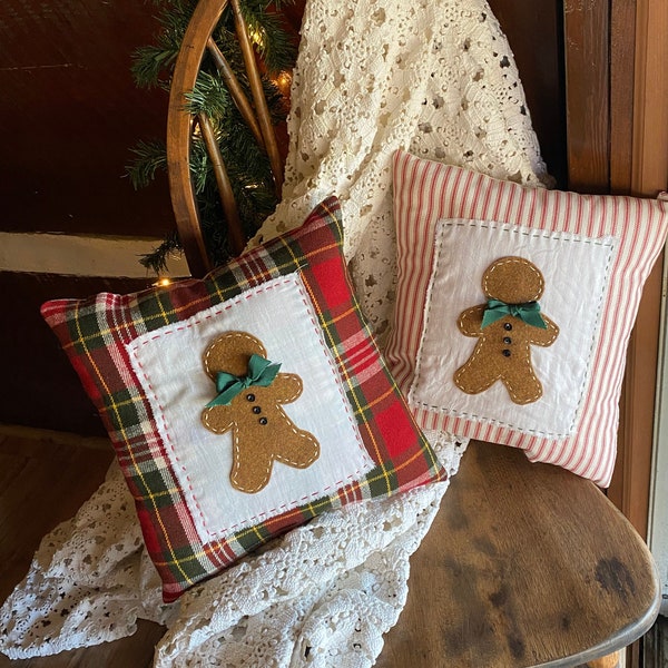 Gingerbread Pillow - Etsy