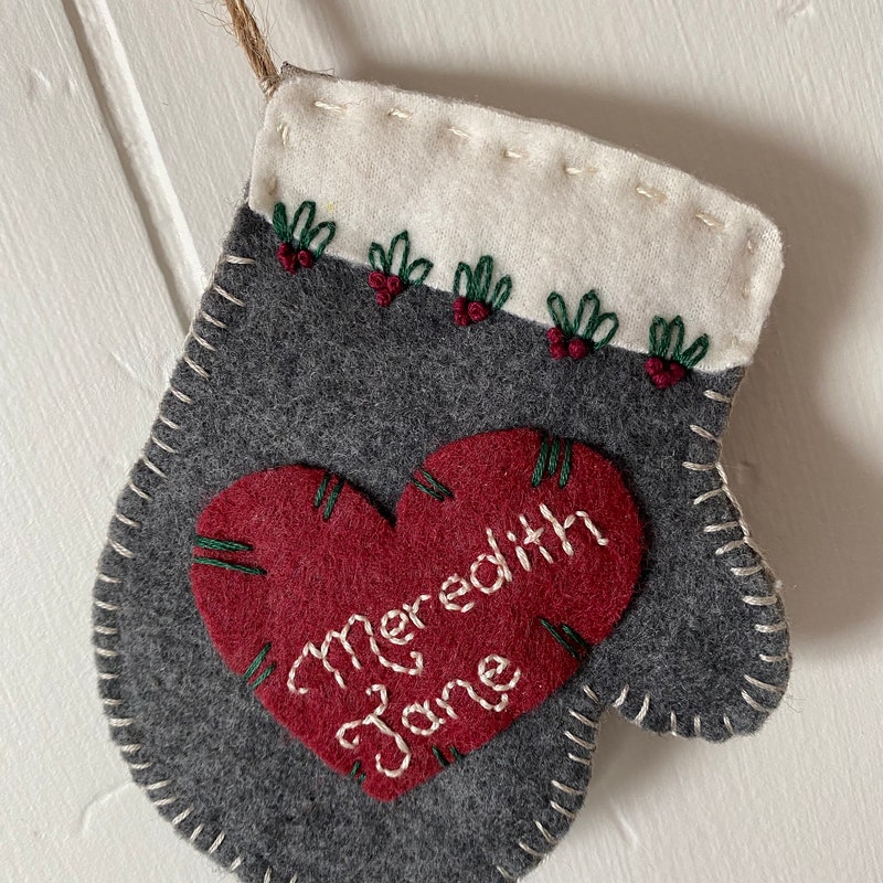 Mitten Ornament - Etsy