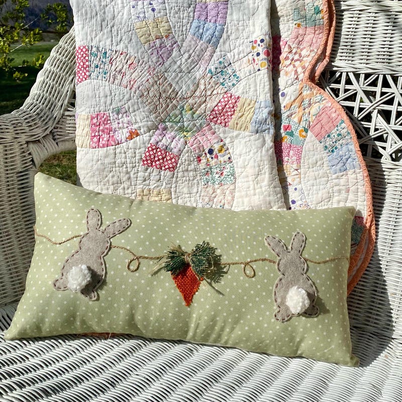 Bunny Pillow - Etsy