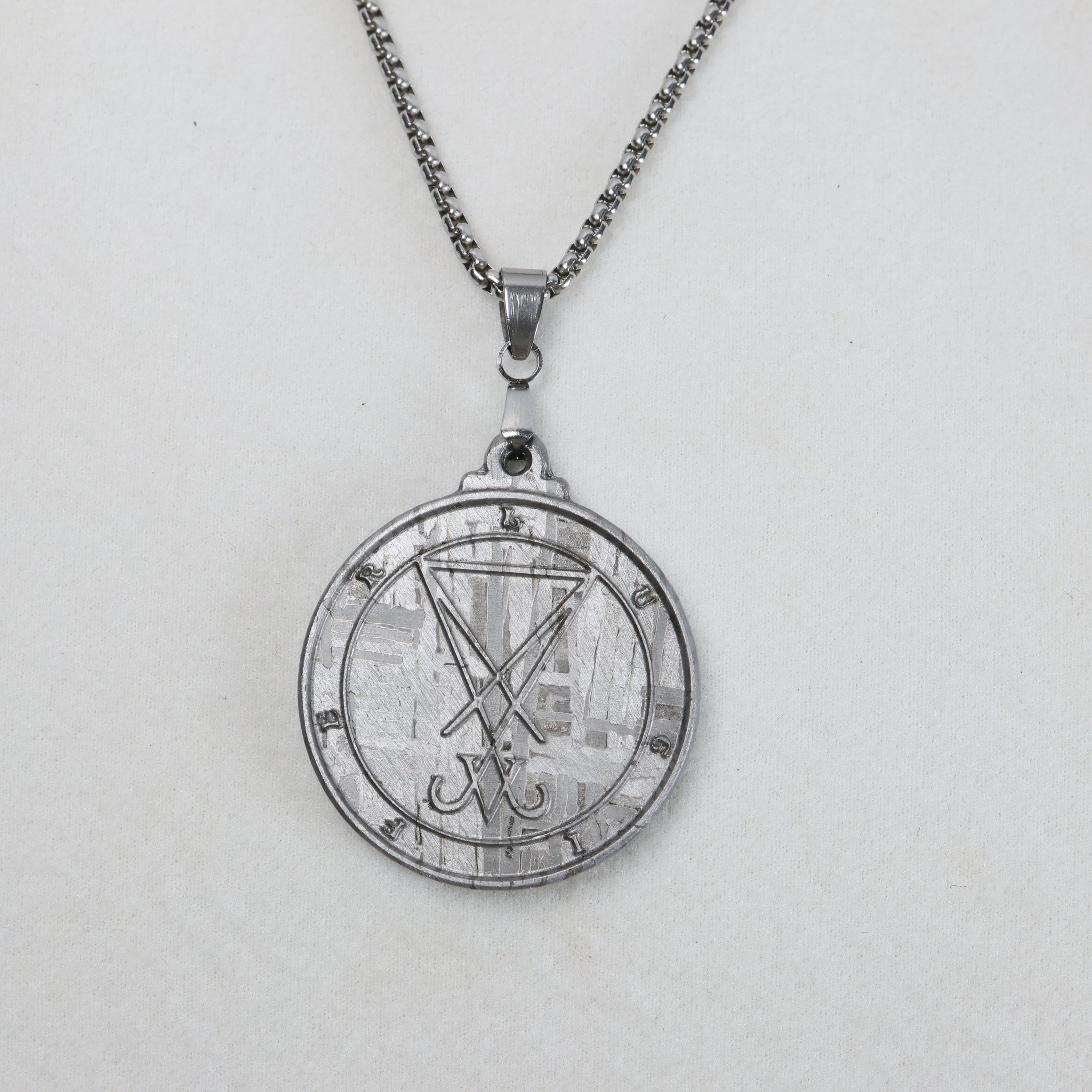 Lucifer, Satan Seal, Holy Geometry, Meteorite, Devil Pendant, Solomon ...