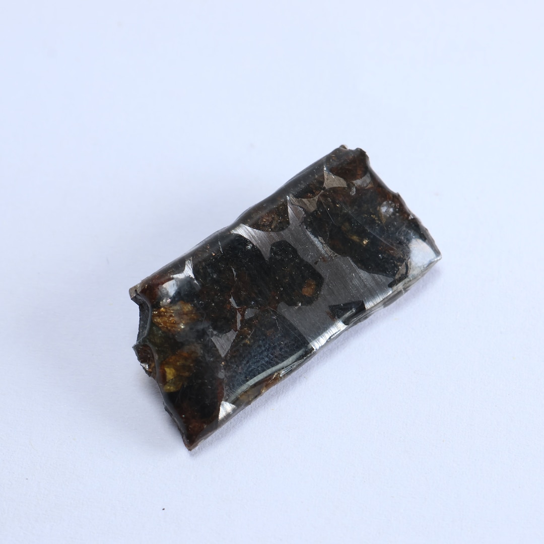 5g Kenya Pallasite Meteorite Slice , Natural Meteorite Slice, From ...