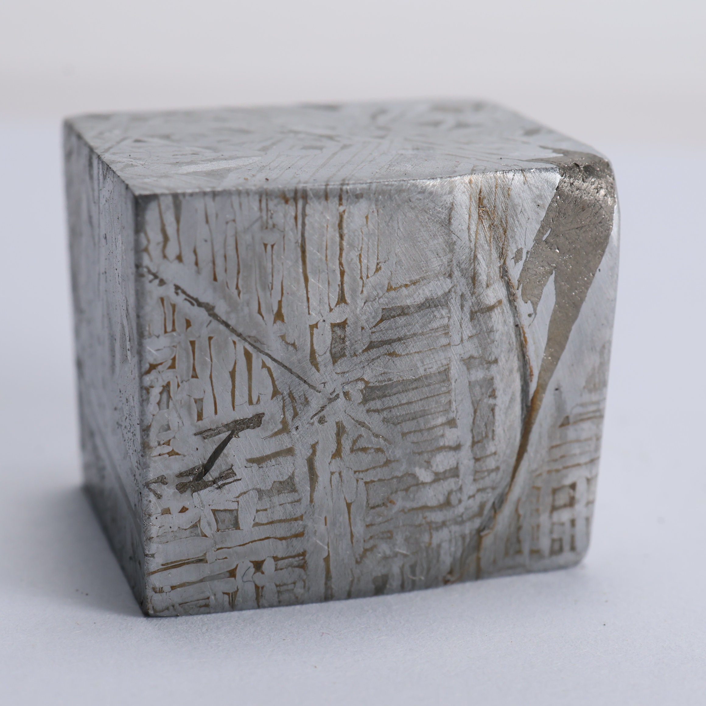 164g Muonionalusta Meteorite Cube Meteorite Specimennatural - Etsy