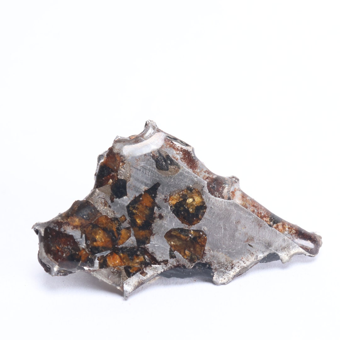4g Kenya Pallasite Meteorite Slice , Natural Meteorite Slice, From ...