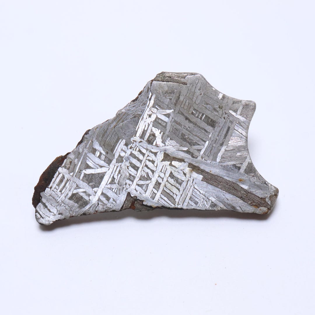 48g Natural Meteorite Slice, Etched and Polished,natural Meteorite ...