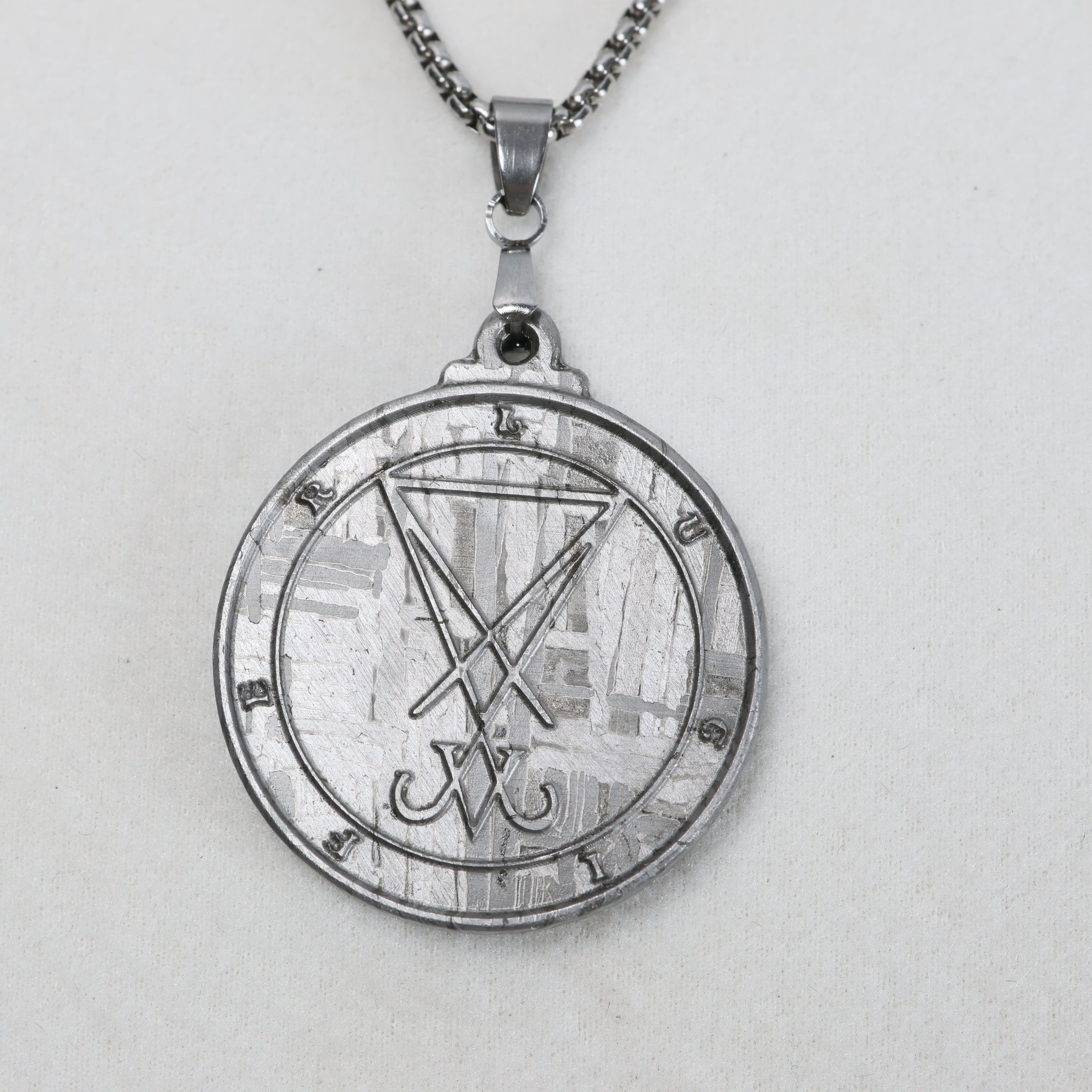 Lucifer, Satan Seal, Holy Geometry, Meteorite, Devil Pendant, Solomon ...