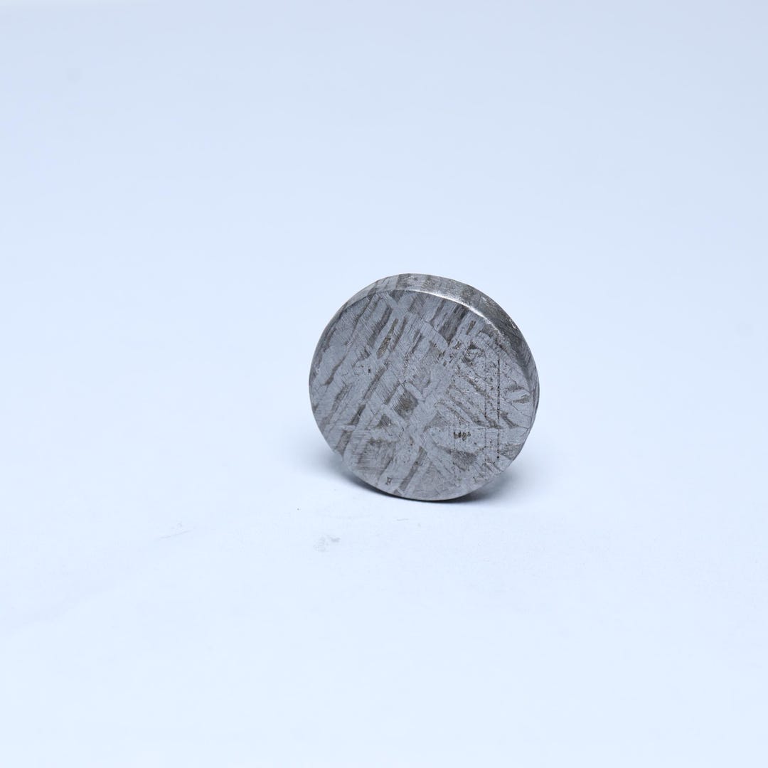 8g Natural Meteorite Slice, Material Specimen, Cylindrical Collection ...