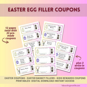 Easter Egg Filler Coupons, Easter Egg Coupons, Non Candy Easter Egg ...