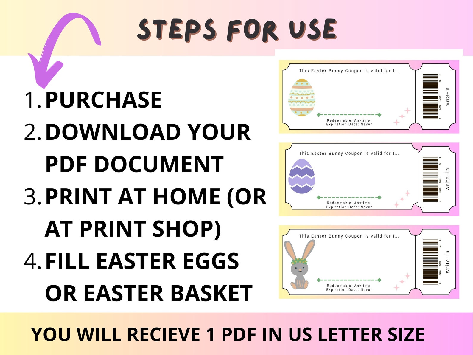Easter Egg Filler Coupons, Easter Egg Coupons, Non Candy Easter Egg ...