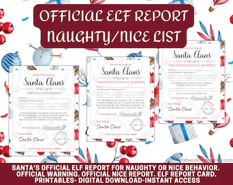 Official Elf Report - Etsy