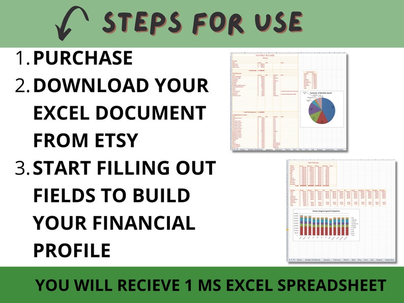 Wealth Planner Finance Tracker Annual Budget Workbook Monthly Budget ...