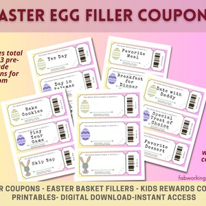 Easter Egg Filler Coupons, Easter Egg Coupons, Non Candy Easter Egg ...