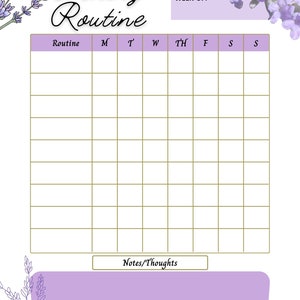 Evening Routine Checklist for Working Moms Night Time Routine Checklist ...