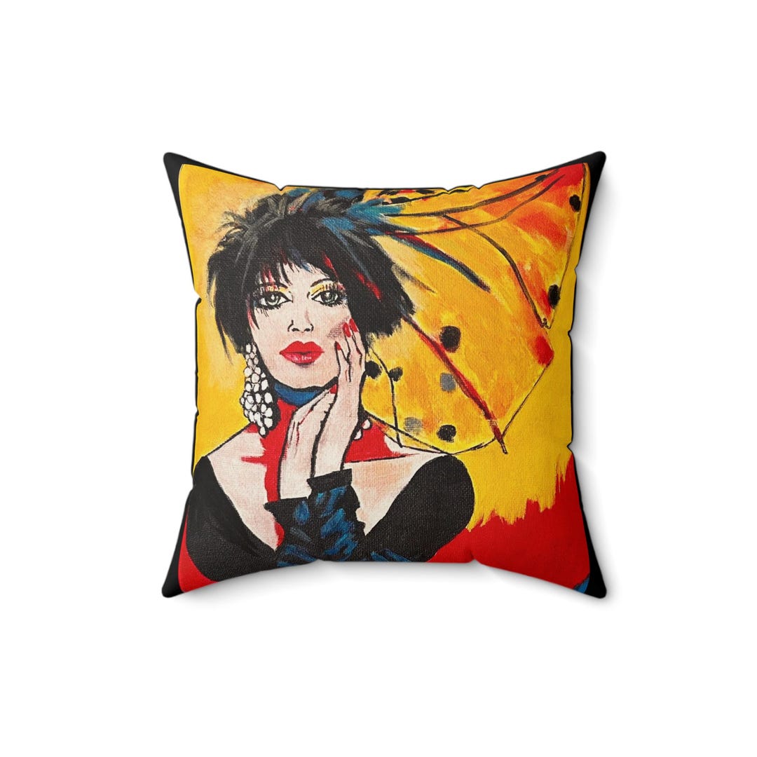 Glamorous Original Pop Art| Fashion Illustration Throw Pillow - Etsy