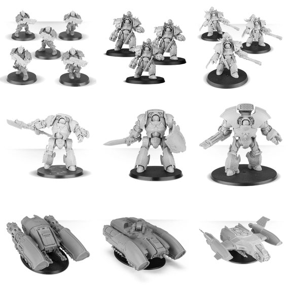 Adeptus Custodes Pack Warhammer 40'000 28mm/40k Scale | Etsy