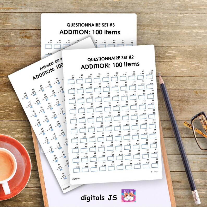 Addition Worksheets Math Worksheets for Kids | 2-digit Math Problems ...