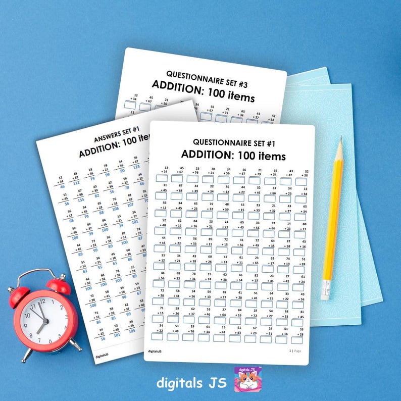 Addition Worksheets Math Worksheets for Kids | 2-digit Math Problems ...