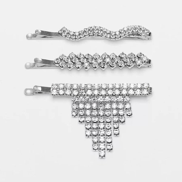 Bling Bobby Pins - Etsy