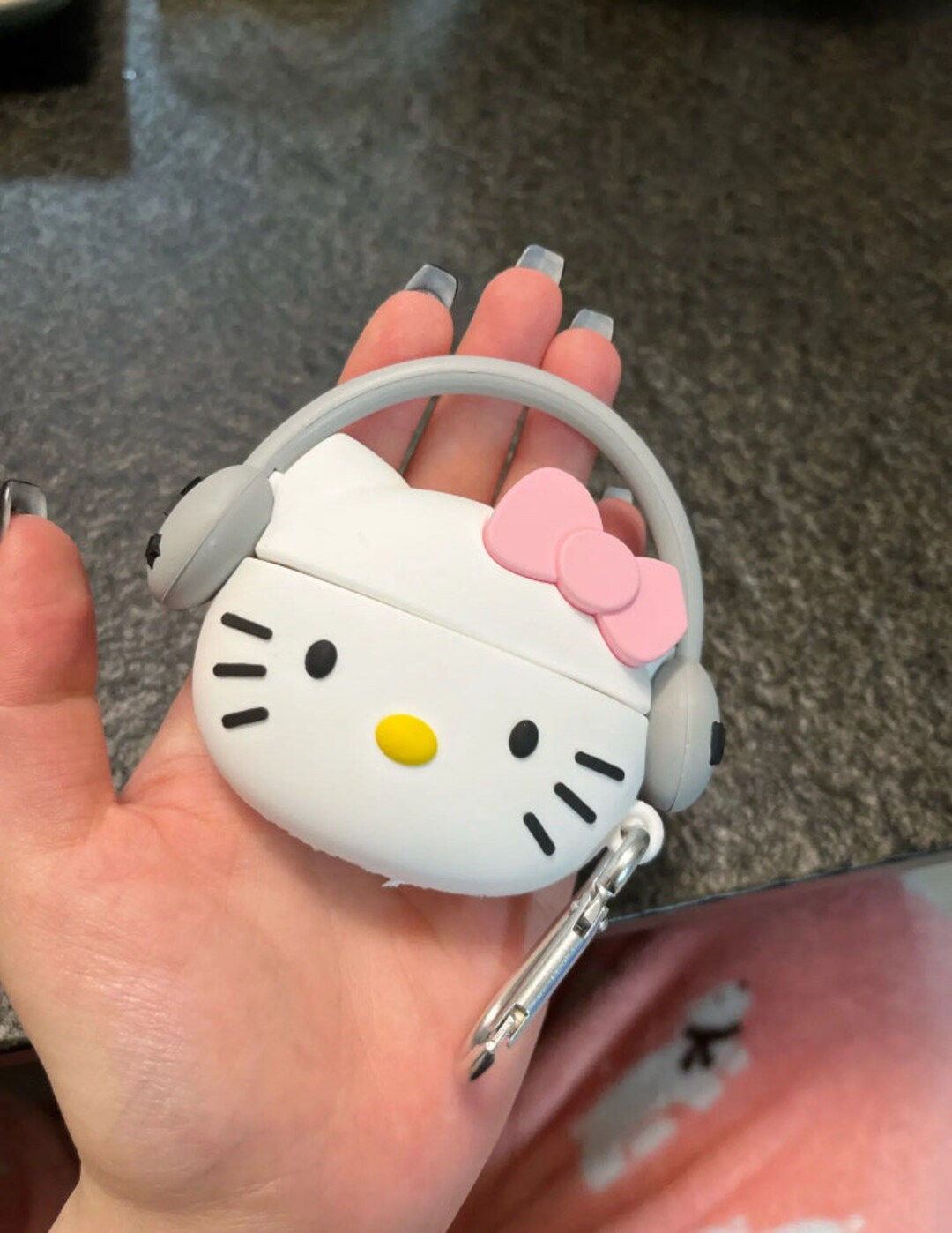 Cute Y2k Kawaii Kitty Headphone AirPod Case - Etsy