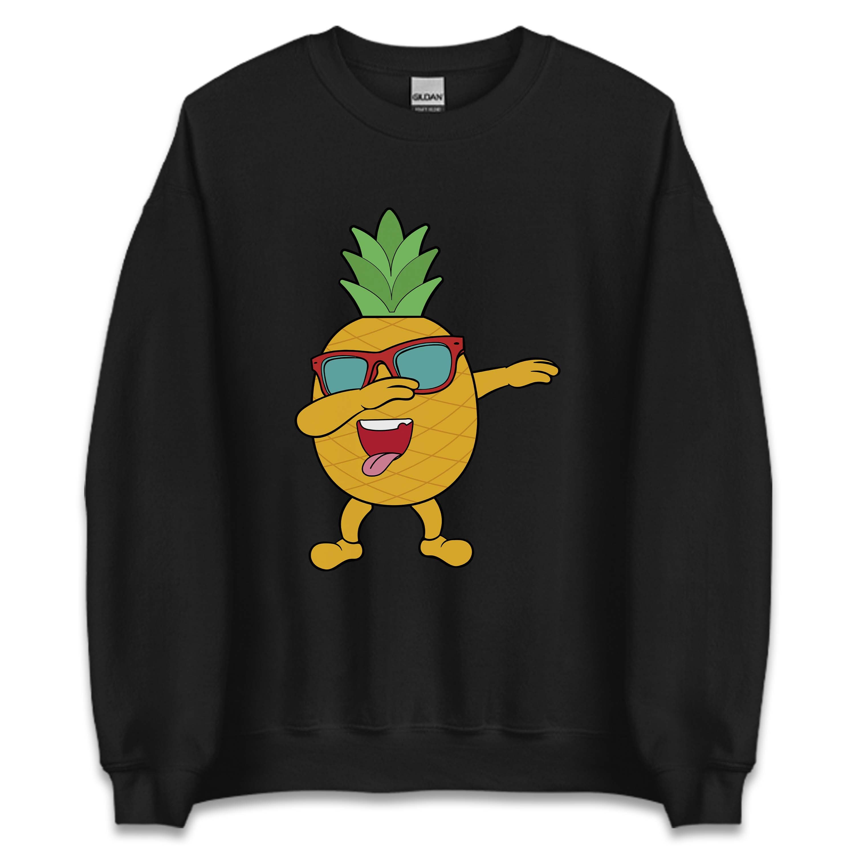 Pineapple Dabbing Shirt, Funny Tropical Fruit Tee, Summer Hipster Top ...