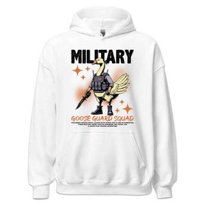 Military Goose Guard Squad T-shirt, Funny Tactical Goose Sweatshirt ...