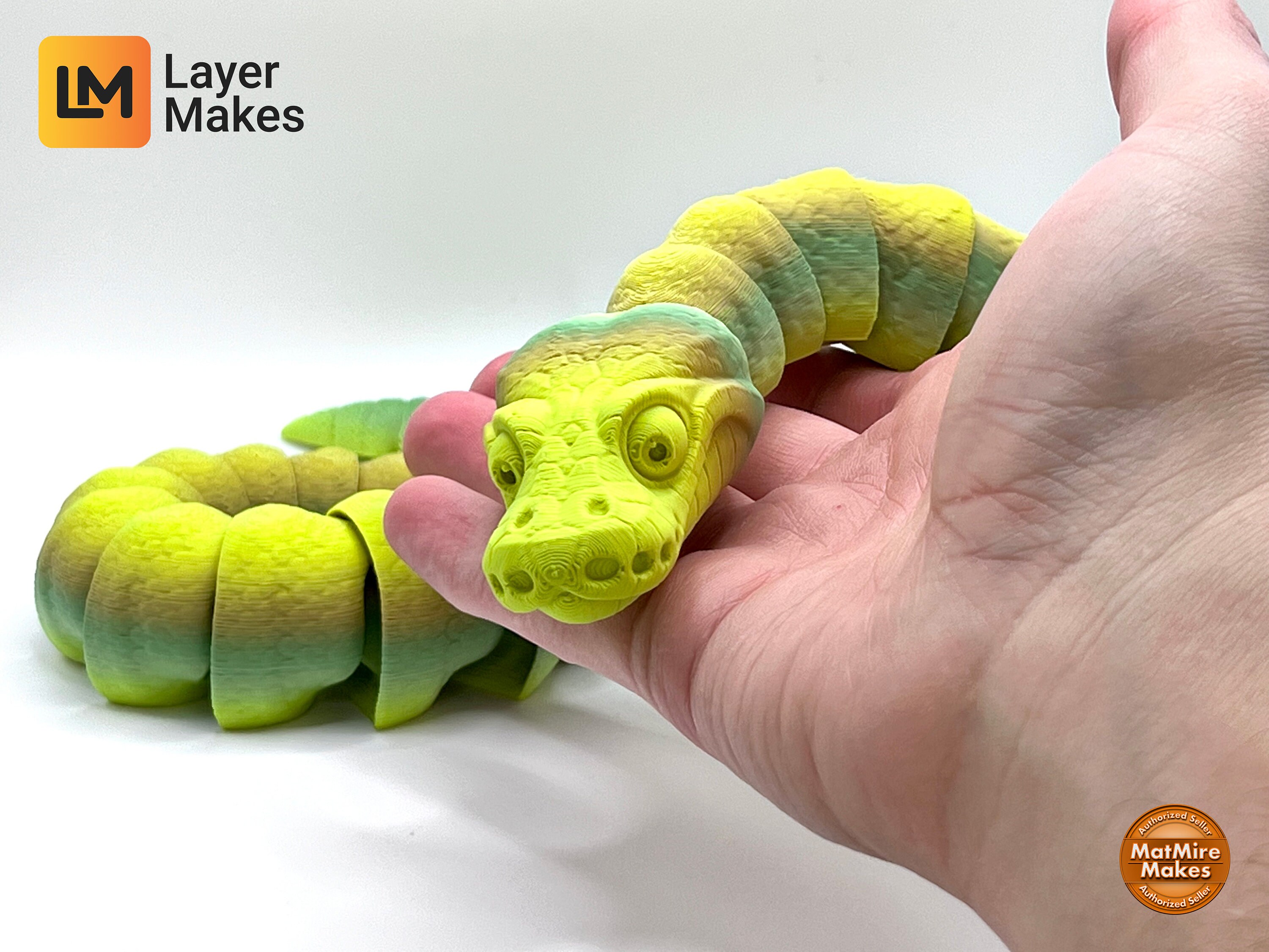 3D Printed Articulated Ball Python - Etsy