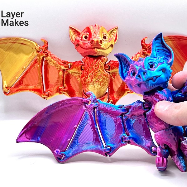 3d Print Fruit Bat - Etsy