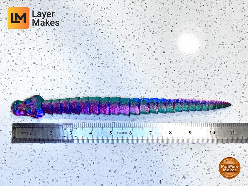 3D Printed Articulated Baby Ball Python - Etsy