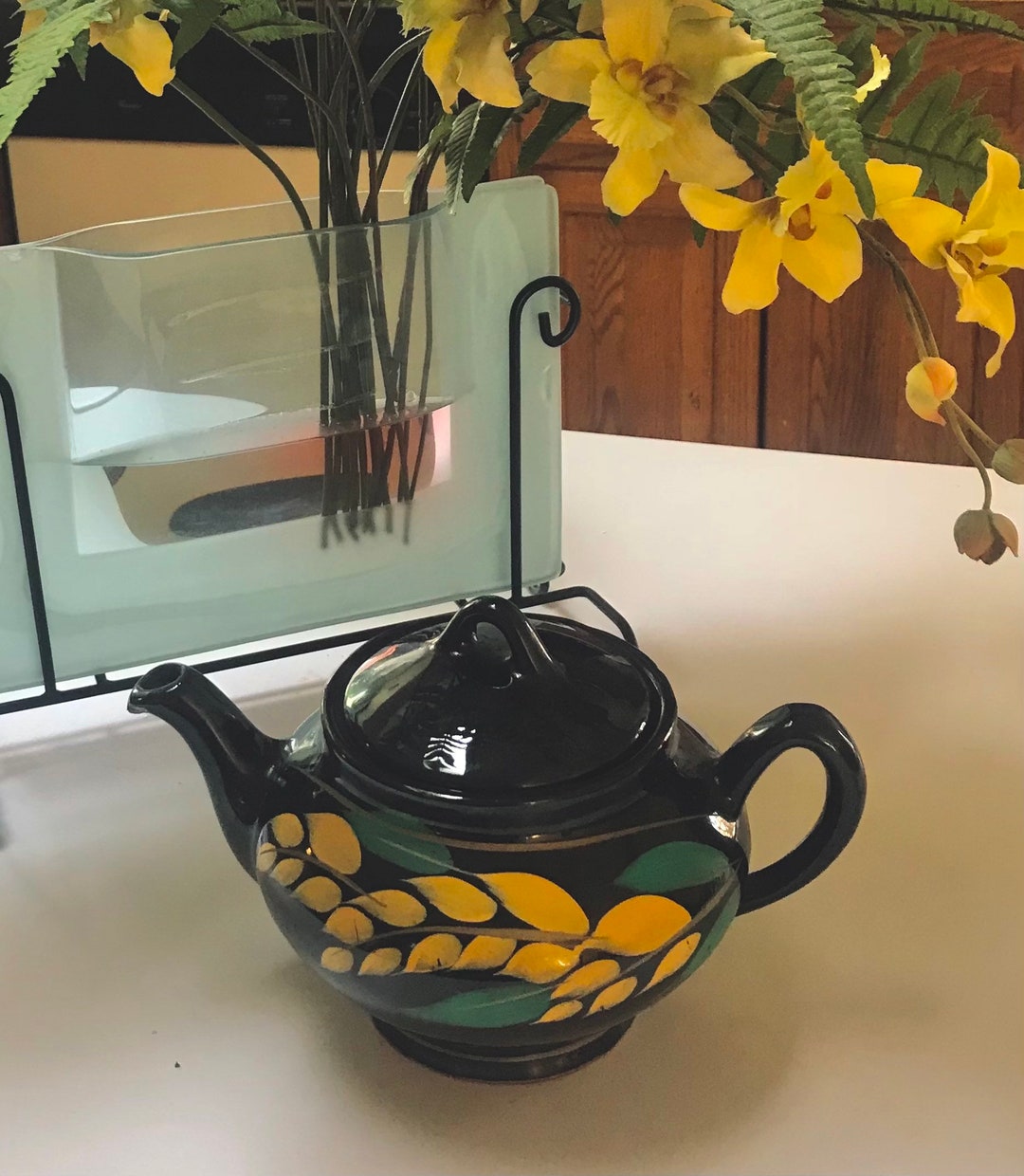 Chocolate Mocha Vintage Teapot - Etsy