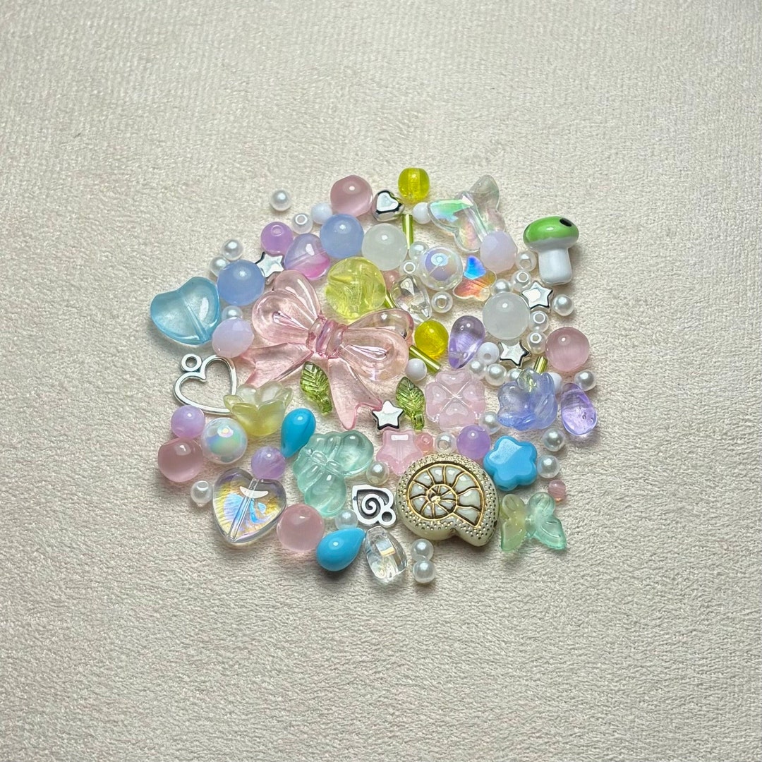Candy Bead Soup, Bead Mix, Czech Glass Beads, Stars, Diy, Colorful ...