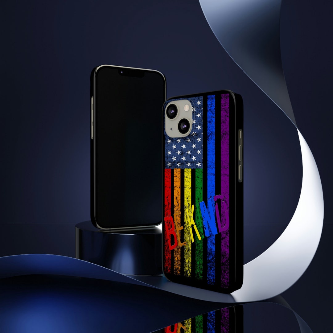 4th of July Rainbow American Flag Independence Day Patriotic LGBT Be ...