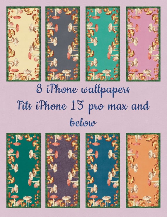 8 Vintage Mushroom Phone Wallpapers - Etsy