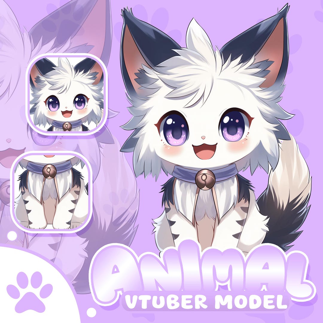 Modelo de mascota Vtuber, Animal Vtuber, Comisión, Rigging, Comisión ...