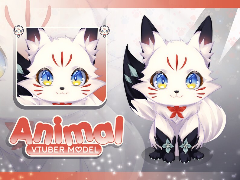 Modelo Vtuber Mascota / Vtuber Animal / Comisión Vtuber / - Etsy España
