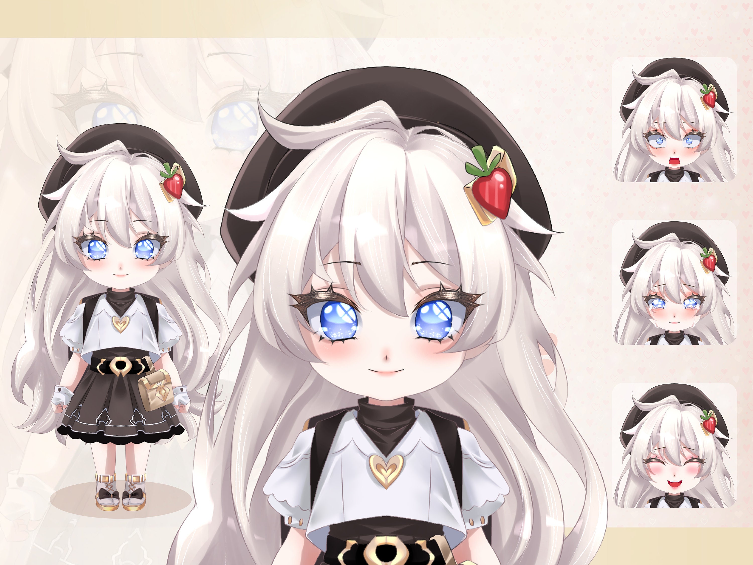 Custom Vtuber Model Chibi Vtuber Commission Rigging - Etsy UK