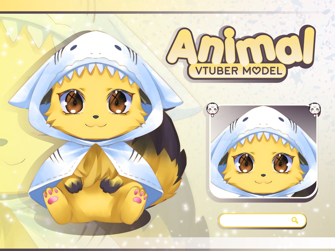 Modelo Vtuber Mascota / Vtuber Animal / Comisión Vtuber / - Etsy España