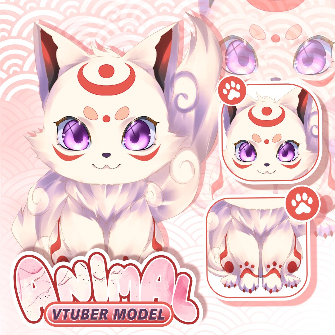 Modelo Vtuber Mascota / Vtuber Animal / Comisión Vtuber / Rigging ...
