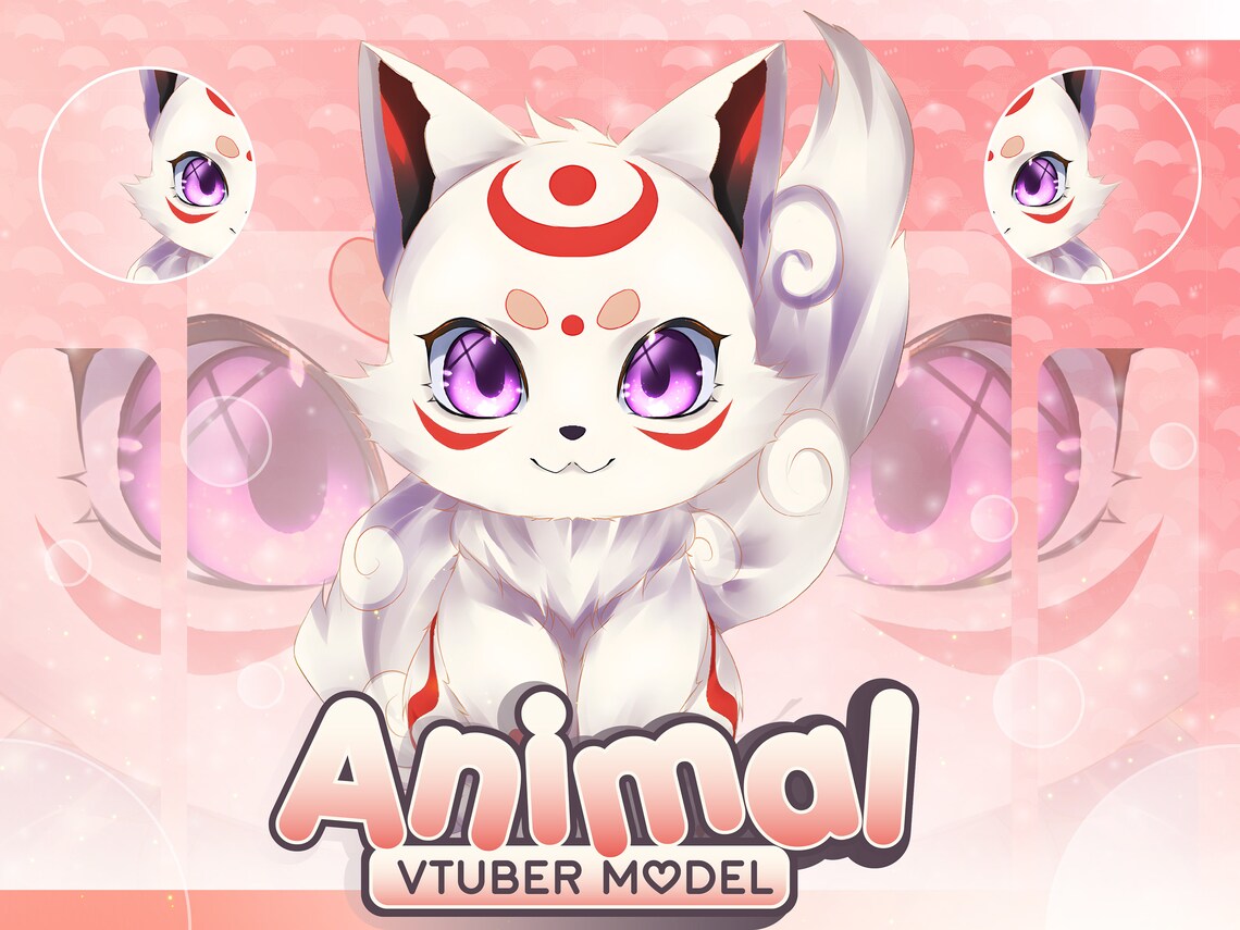 Modelo Vtuber Mascota / Vtuber Animal / Comisión Vtuber / - Etsy España