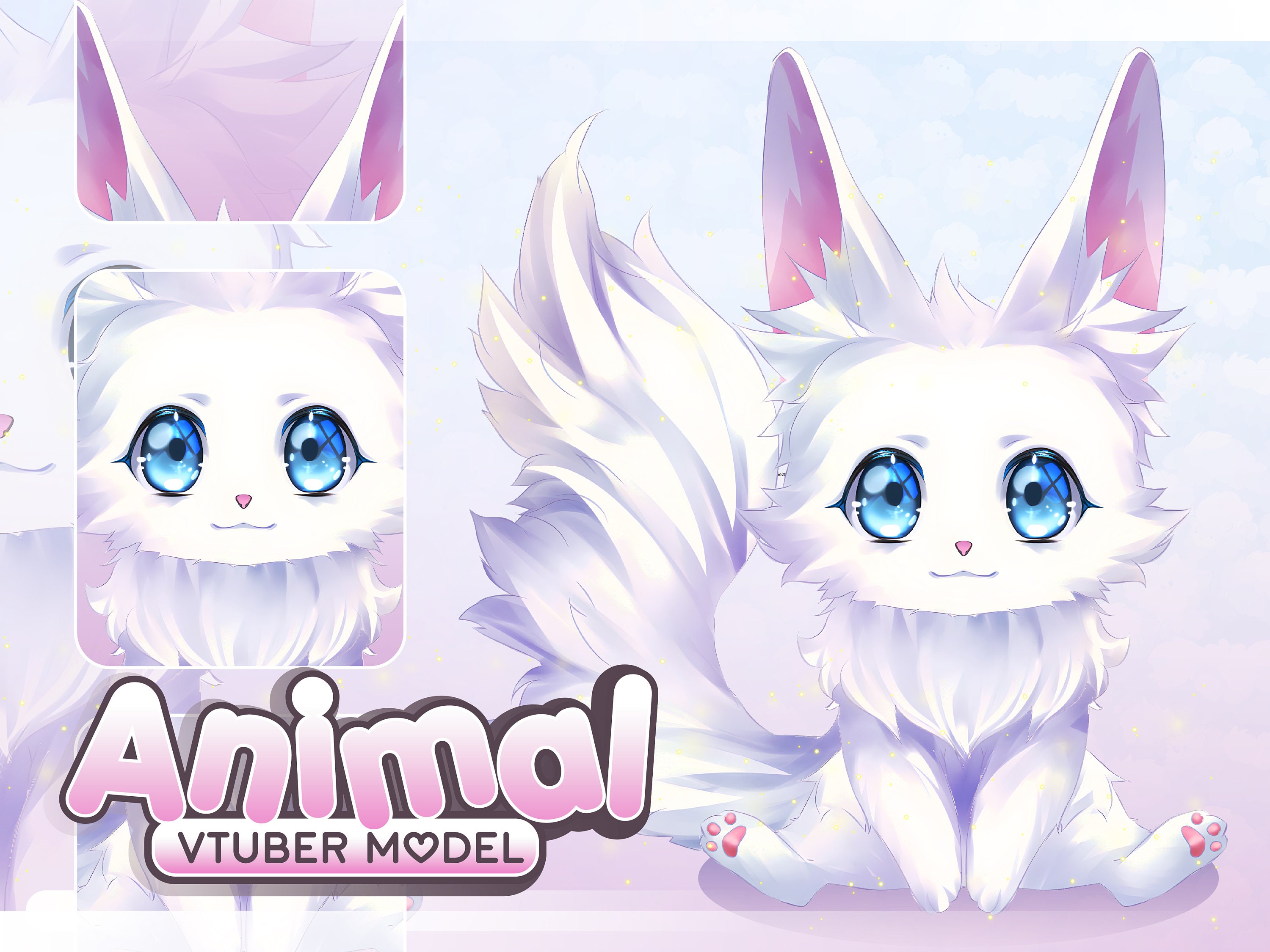 Modelo Vtuber Mascota / Vtuber Animal / Comisión Vtuber / - Etsy España