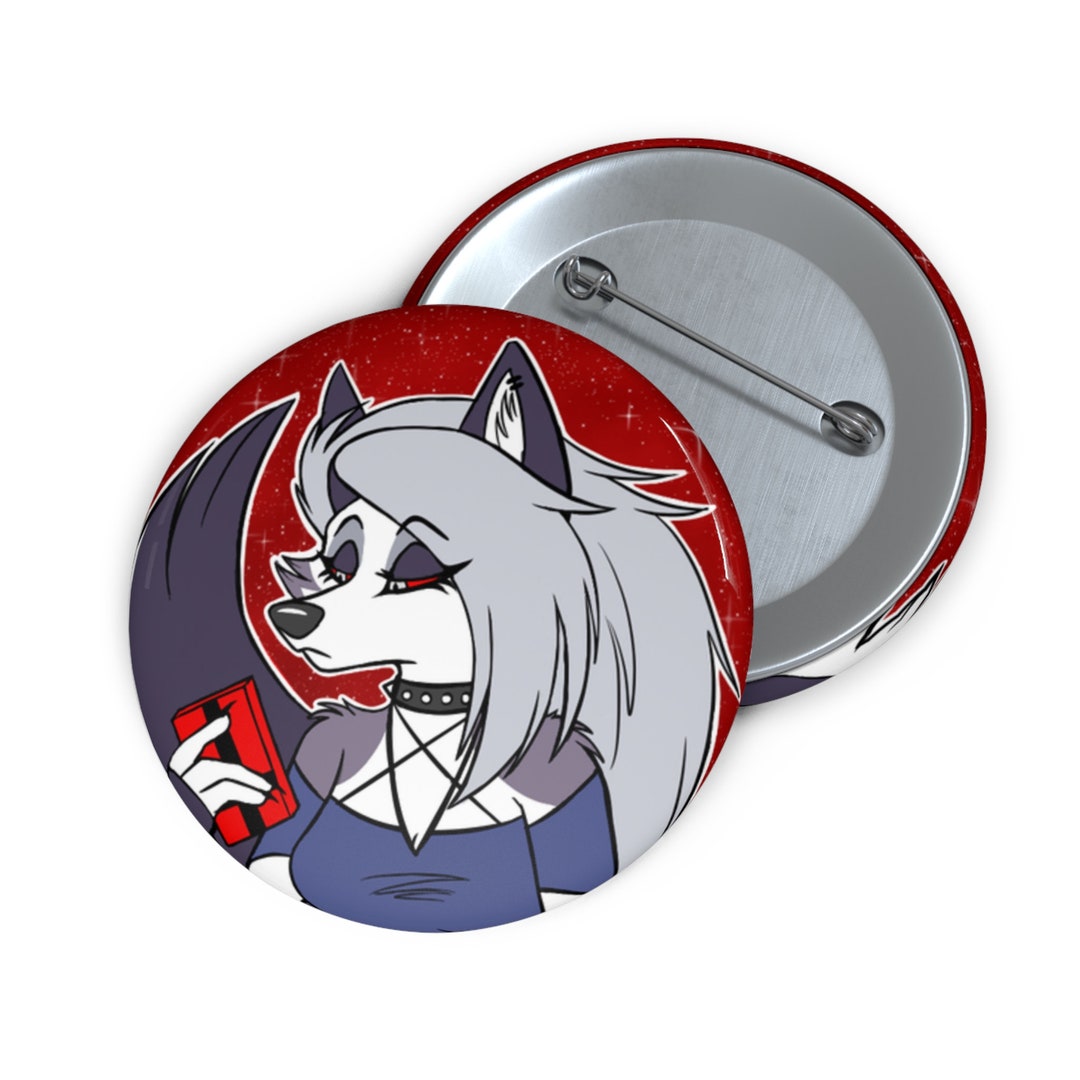 Loona Helluva Boss Hellhound Furry Pinback Button - Etsy