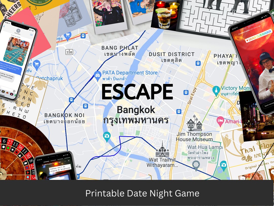 Escape Room. Date Night Ideas. 1st Anniversary Gift for Him. DIY Escape ...