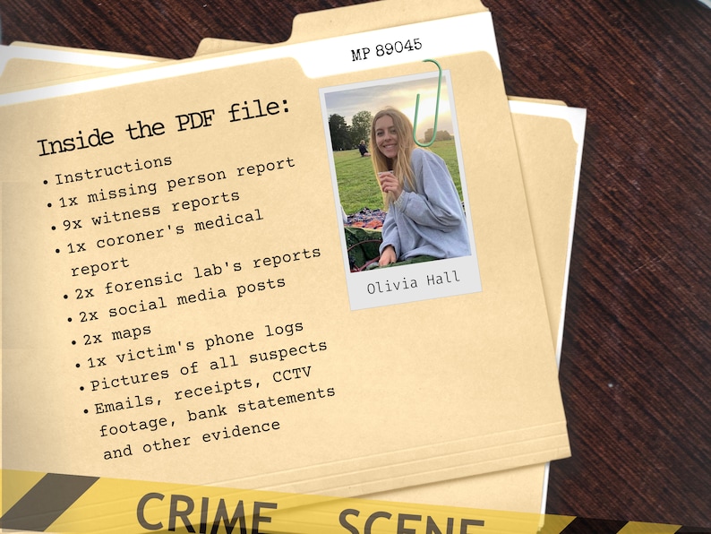 Unsolved Case Files. Date Night Ideas. Murder Mystery Game. True Crime ...