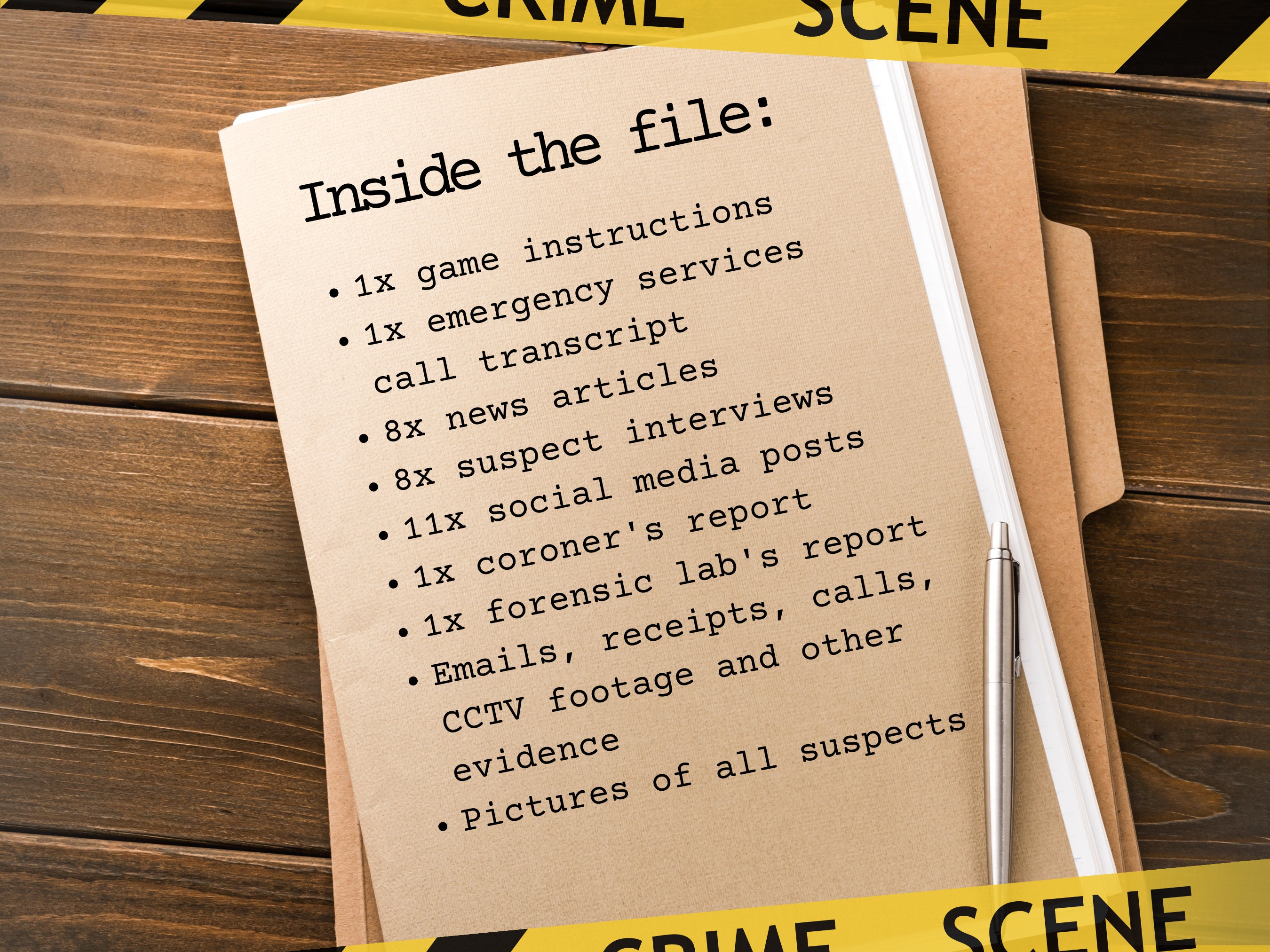 Unsolved Case Files. Date Night Ideas. Murder Mystery Game. True Crime ...