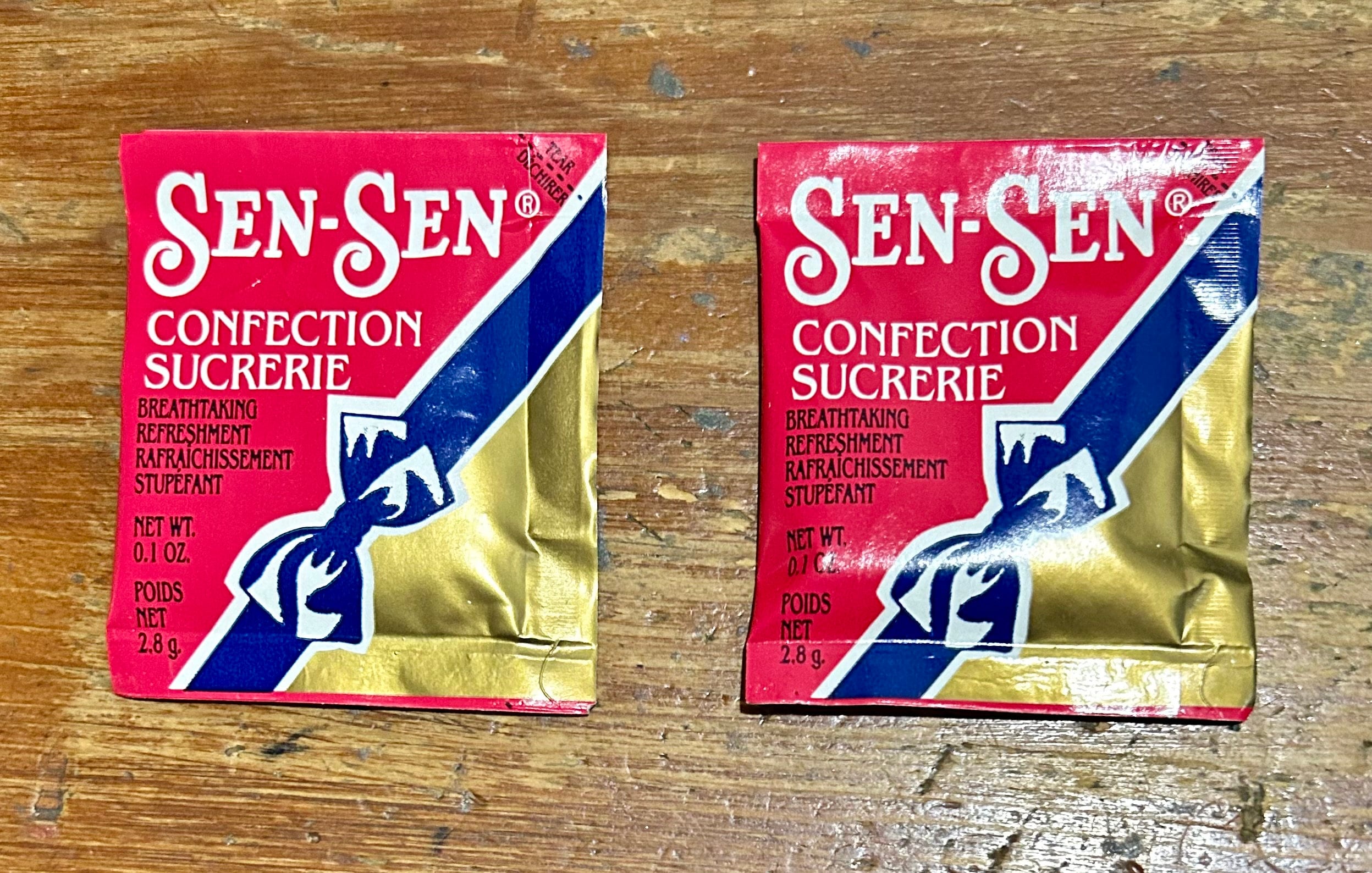 Vintage Sen Sen Candy 2 Packs of Unopened Sen Sen Extremely Rare ...