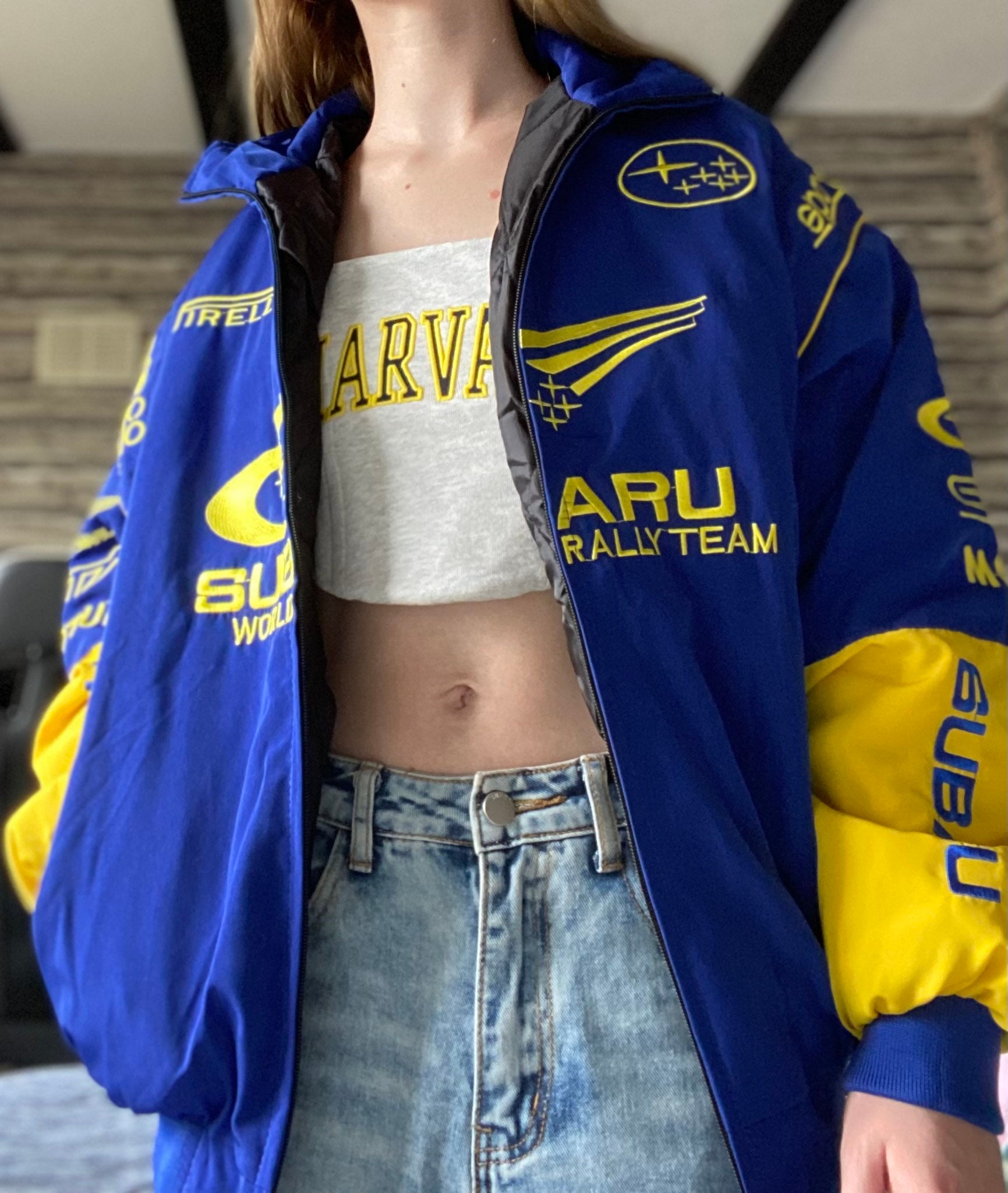 Subaru Rally Jacket Vintage F1 Jacket Racing Bomber Jacket - Etsy