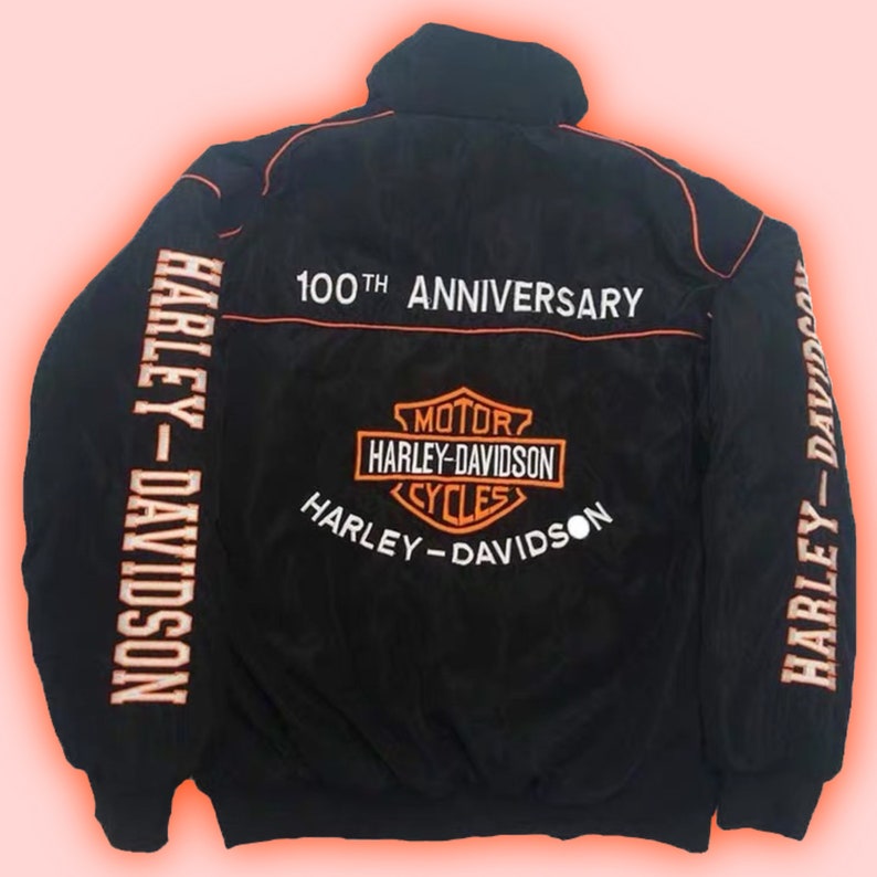 Harley Davidson Jacket Vintage Jacket Racing Bomber Jacket Streetwear ...