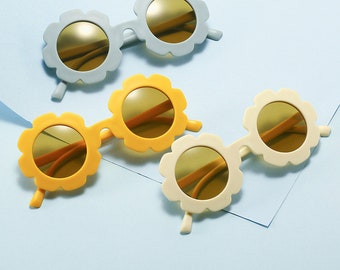 Flower Shaped Sunglasses - Etsy