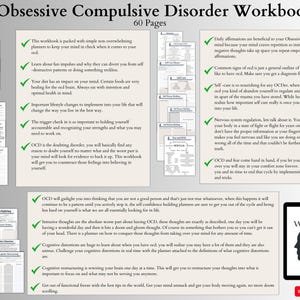 OCD Workbook: Recovery Journal, Intrusive Thoughts, Compulsion Tracker ...