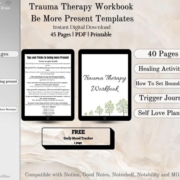 Trauma Workbook - Etsy