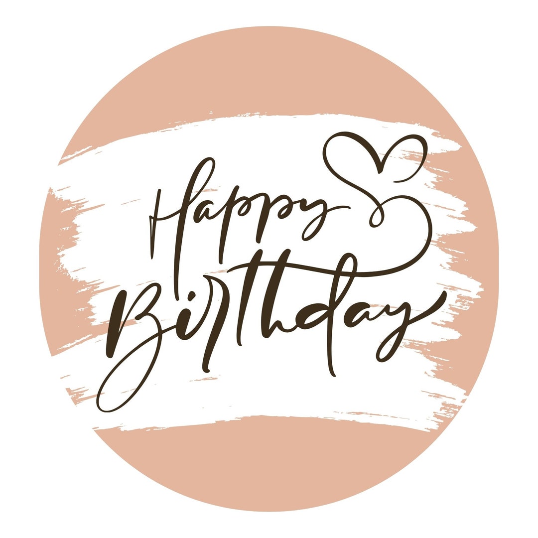 Party in Pink: Happy Birthday Sticker Extravaganza Happy - Etsy