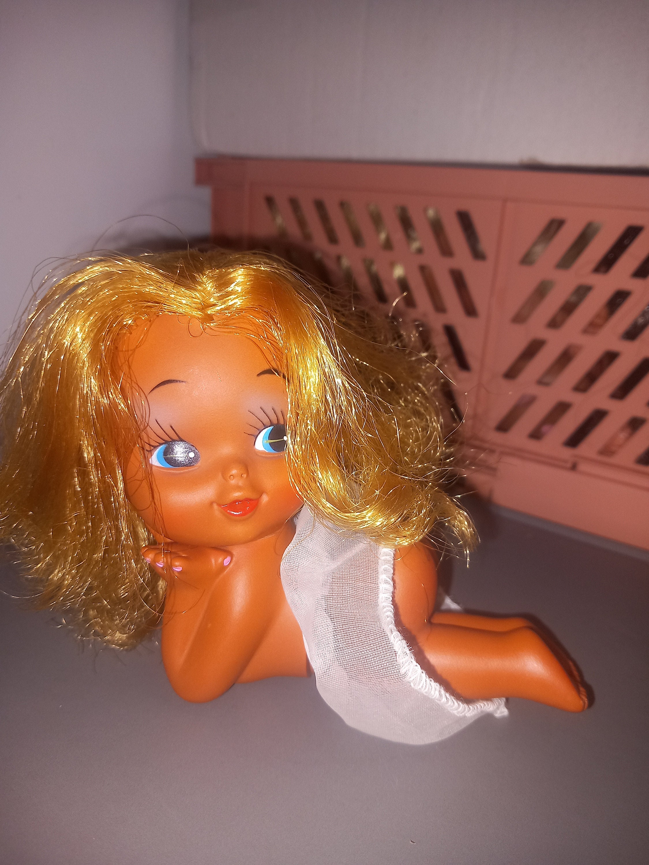 Vintage Rubber Pin up Doll Antique Figure Vinyl Toy Kitschy Collectible ...